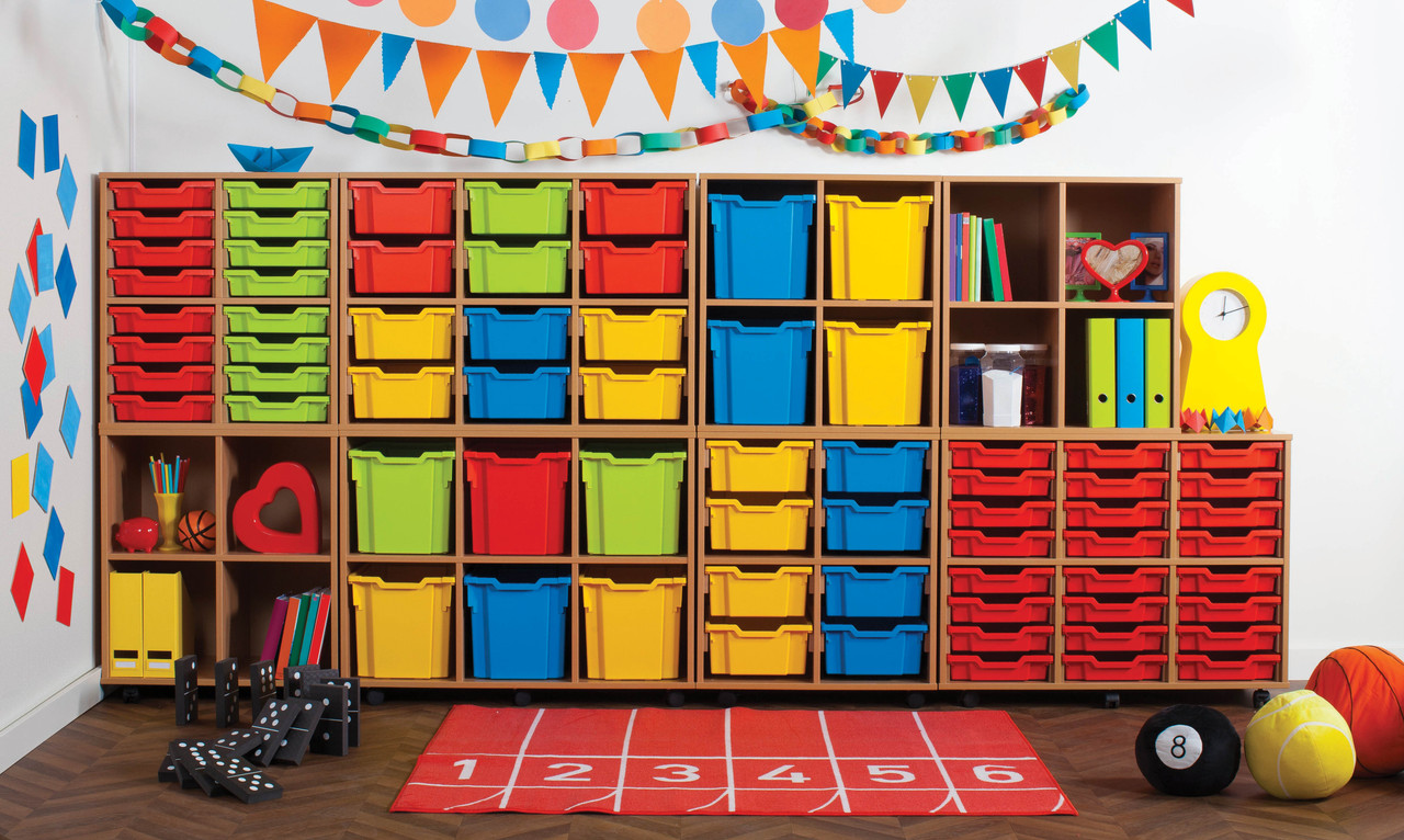 Monarch Allsorts Stackable Storage Unit with 12 Deep Monarch Trays ...