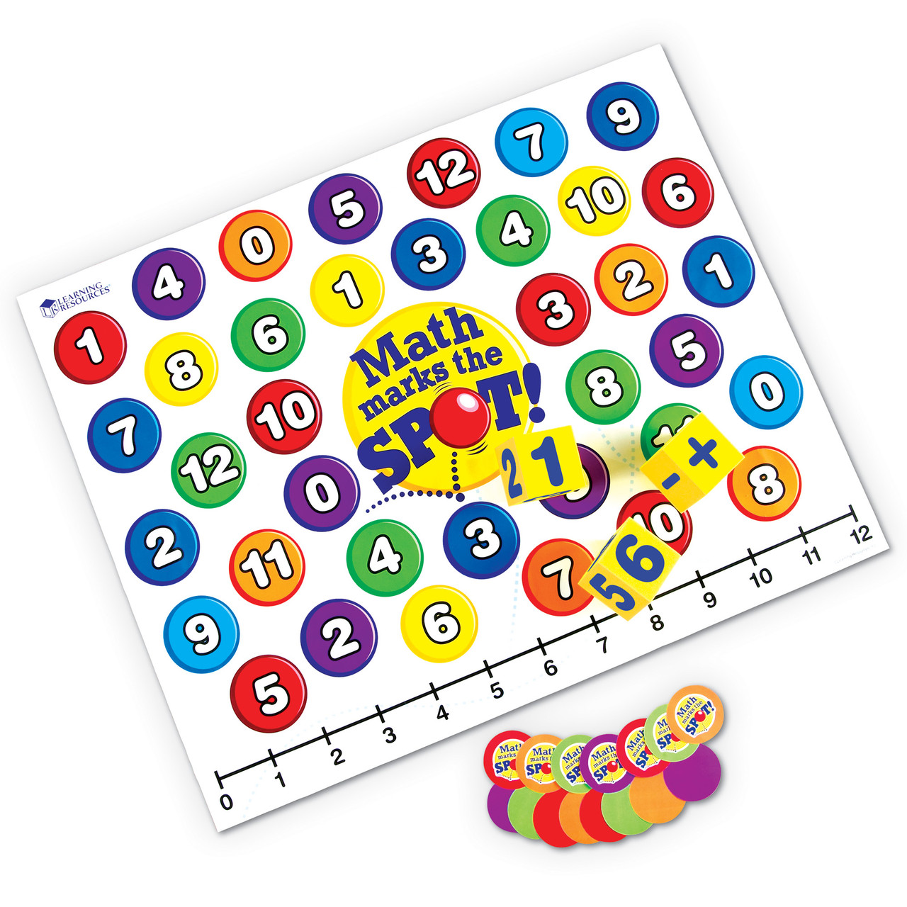 Learning Resources Math Marks the Spot Activity Set - Supplies for Schools