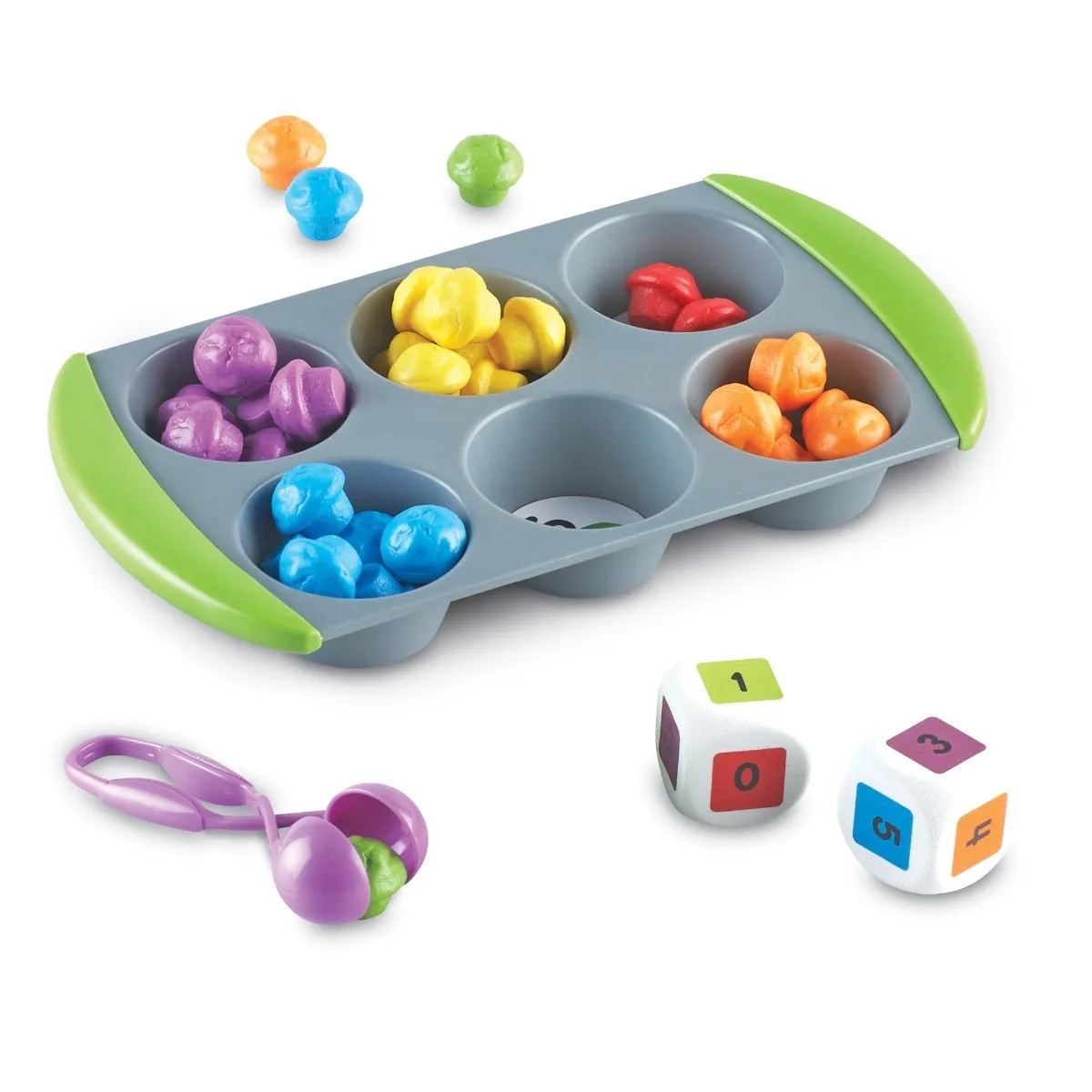 Learning Resources Mini Muffin Match Up Math Activity Set - Supplies ...