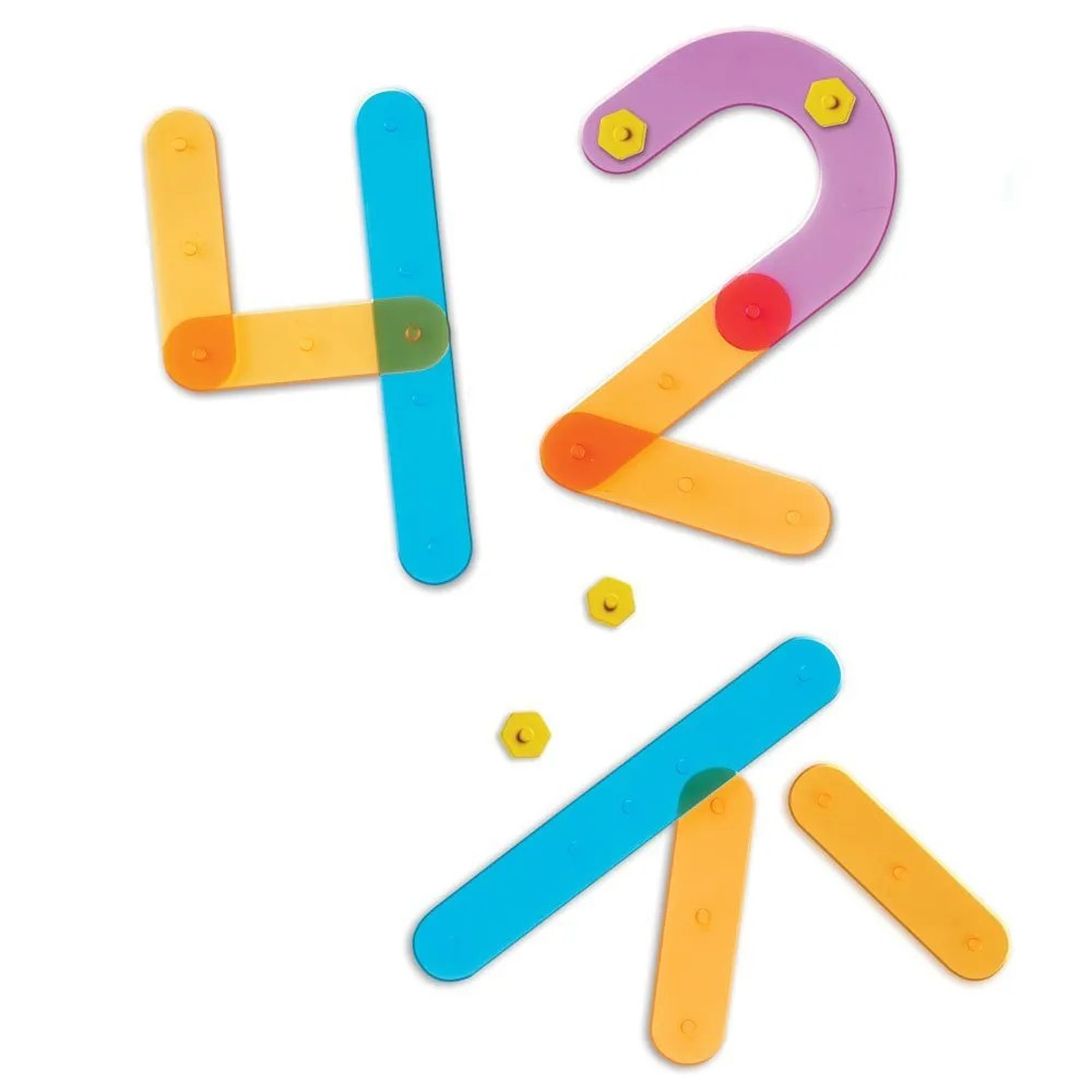 Learning Resources Number Construction Maths Activity Set - Supplies ...