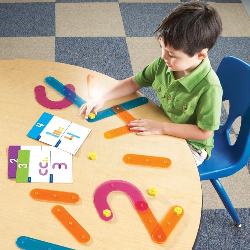 Learning Resources Number Construction Maths Activity Set - Supplies ...