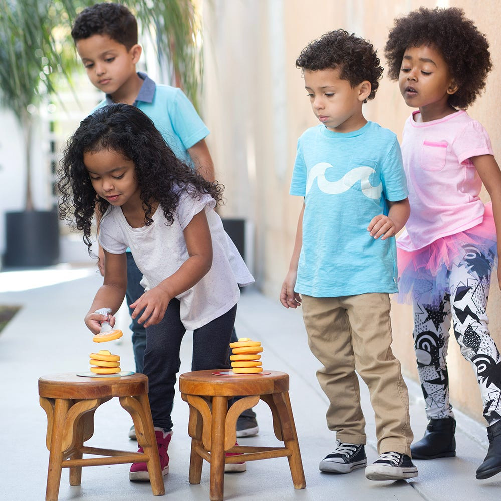 Learning Resources Pancake Pile-Up! Matching Relay Race Game - Supplies ...