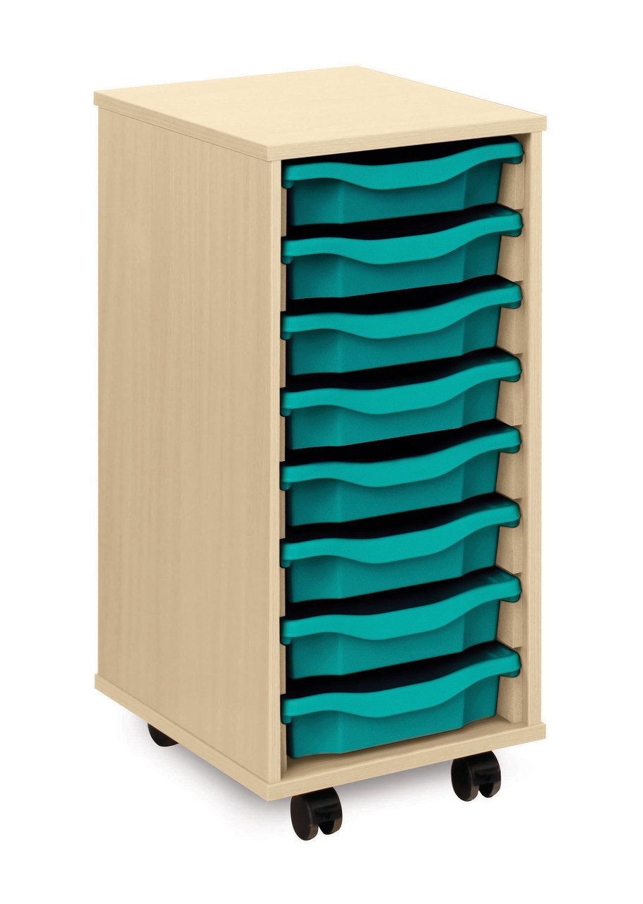 Monarch 8 Single Tray Mobile Unit with 8 Single Trays (1 column of 8 ...