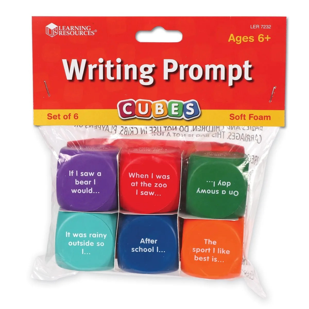 Learning Resources Writing Prompt Cubes - Supplies for Schools