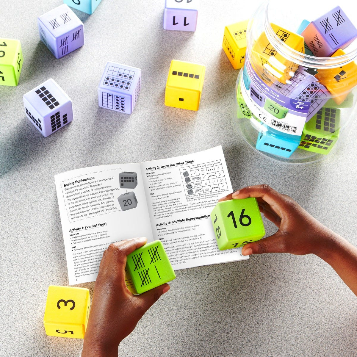 Learning Resources Multiple Representation Dice - Supplies for Schools