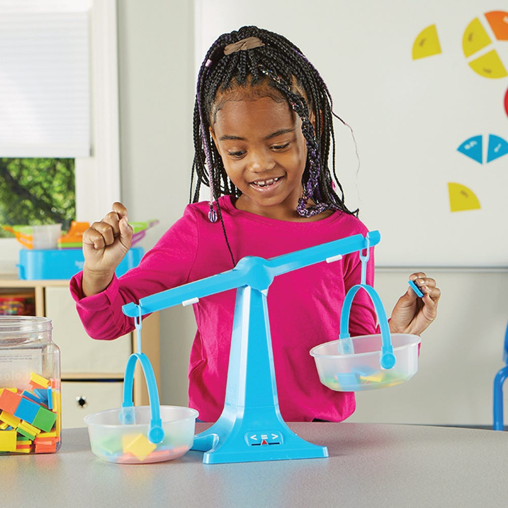 Learning Resources Nestable Pan Balance - Supplies for Schools