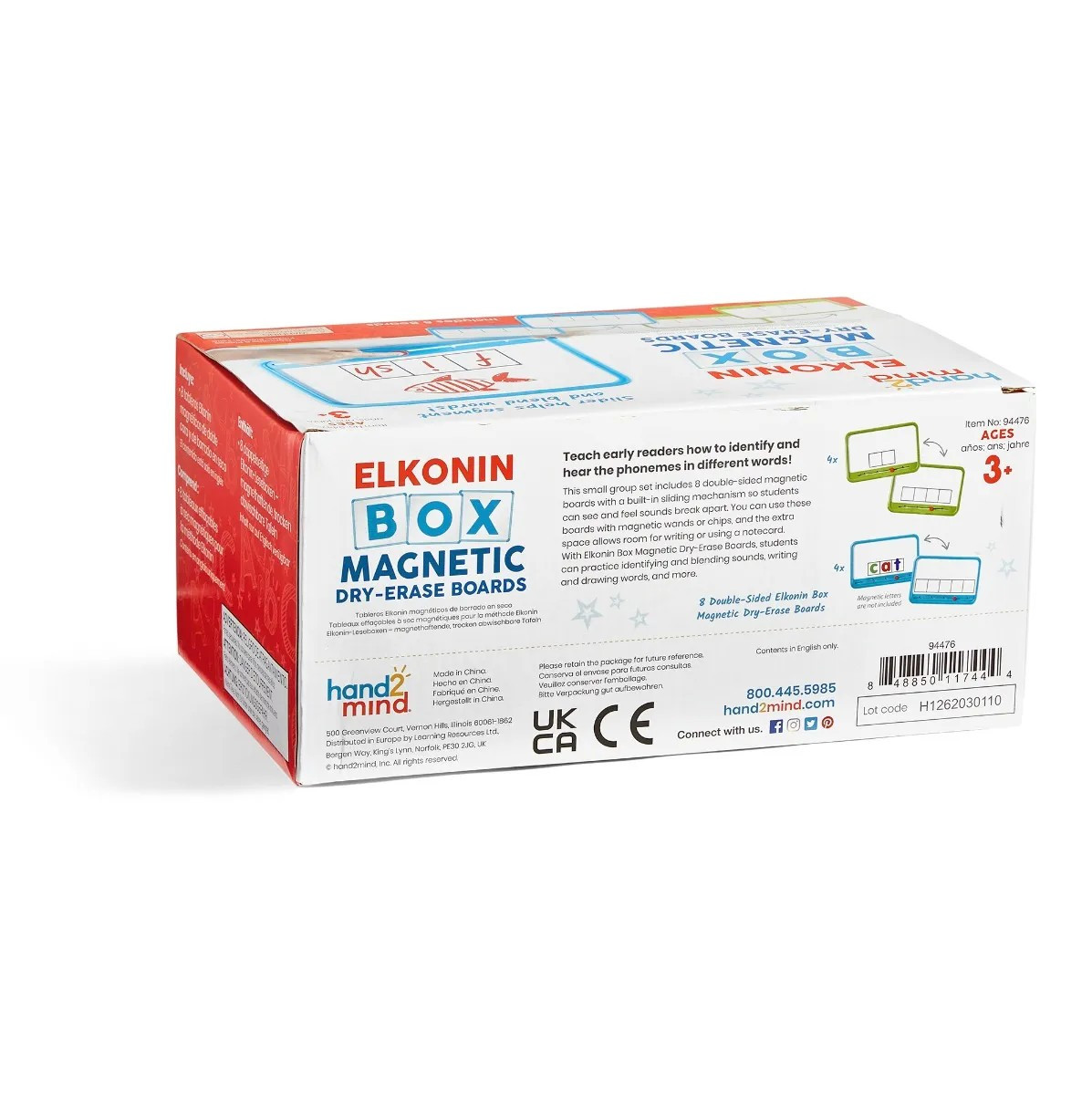 Learning Resources Elkonin Box Phoneme Magnetic Dry-Erase Boards ...