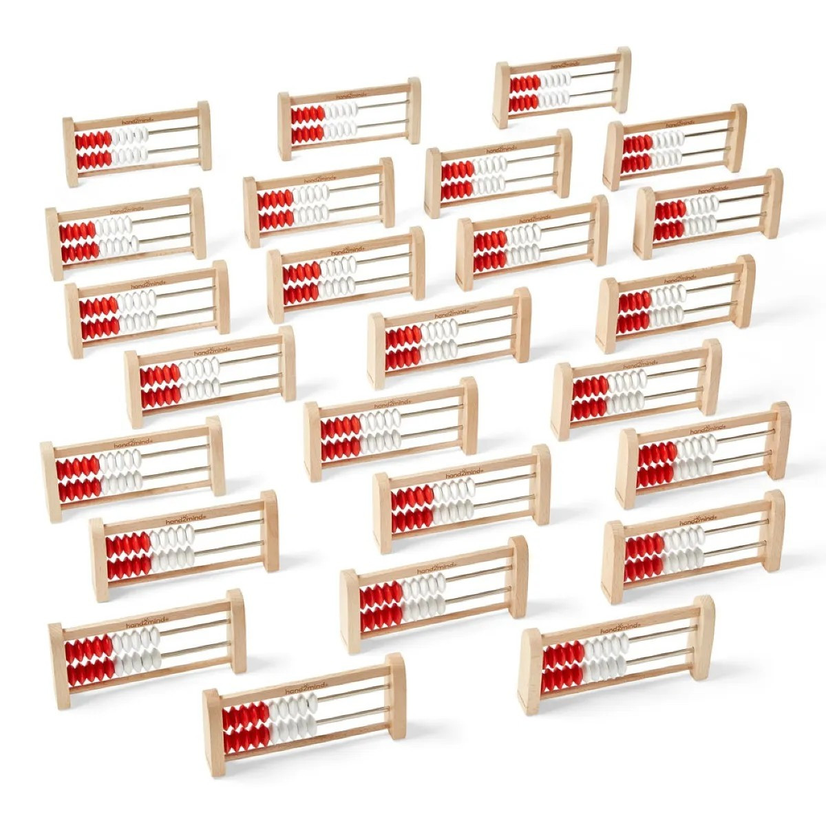 Learning Resources Mini 20-Bead Rekenrek (Set of 25) - Supplies for Schools