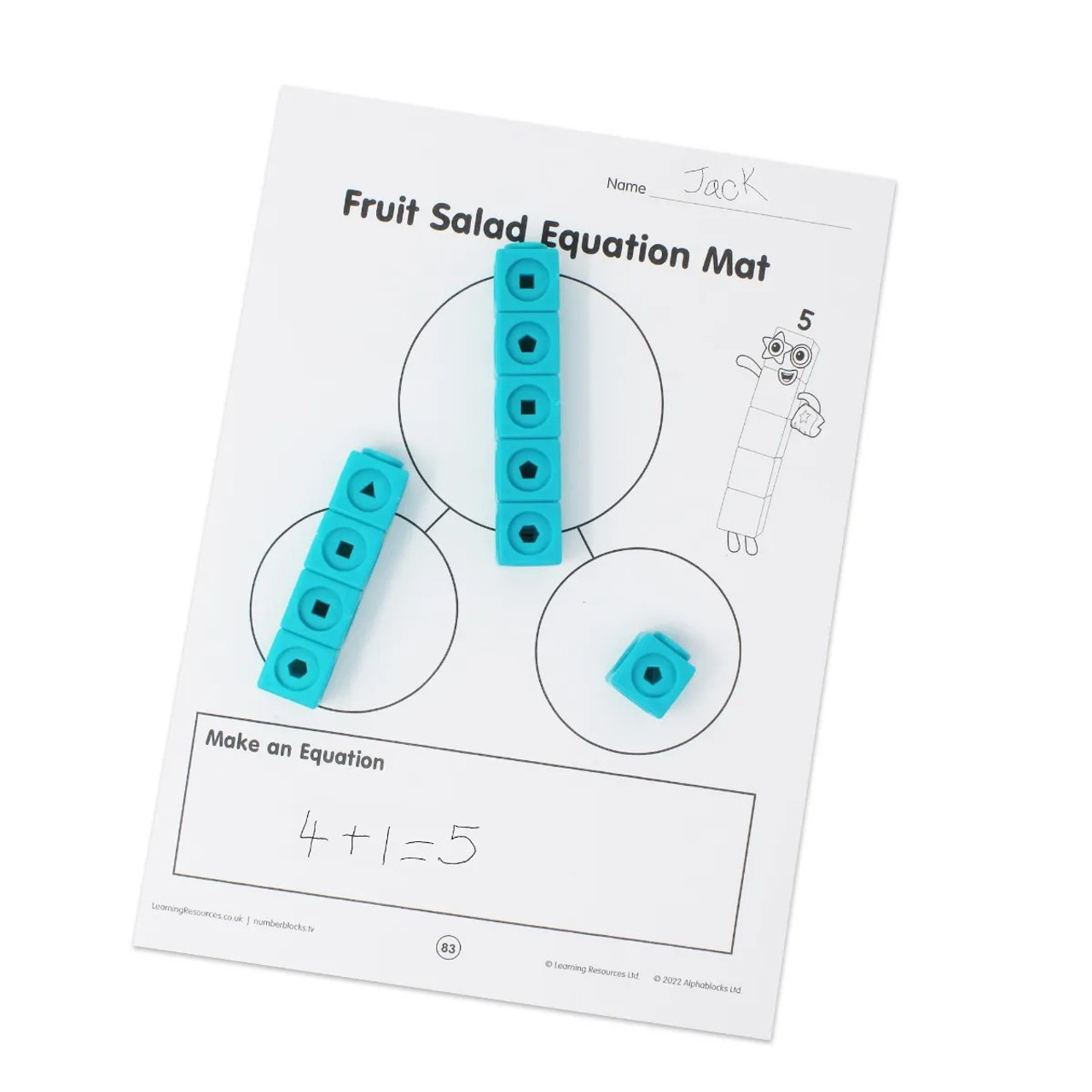 Learning Resources MathLink Cubes Numberblocks Classroom Set - Supplies for Schools