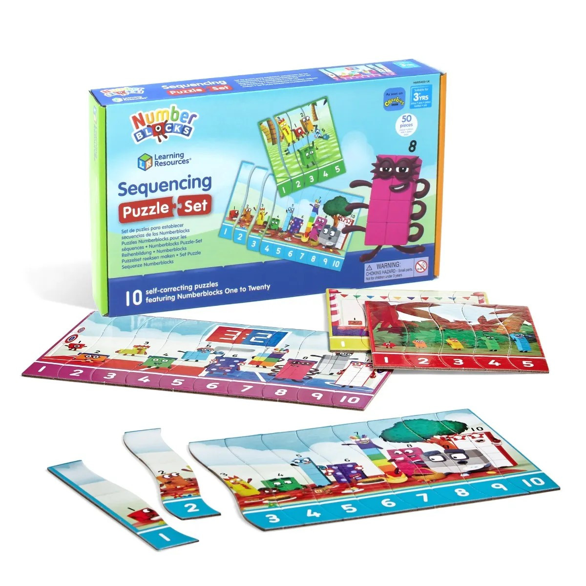 Learning Resources Numberblocks Sequencing Puzzle - Supplies for Schools