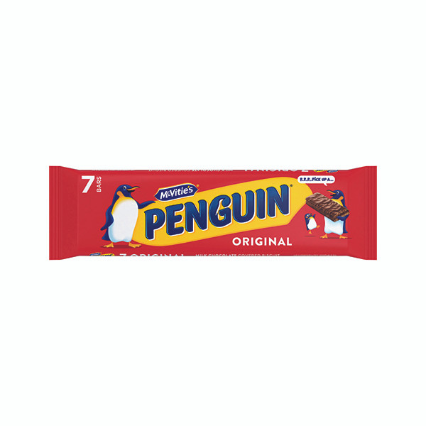 McVities Penguin Milk Chocolate Biscuit Bars Pack of 7 44541 - Supplies ...