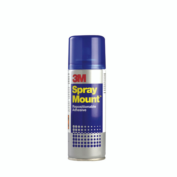 3M SprayMount Transparent Repositioning Adhesive 400ml SMOUNT ...