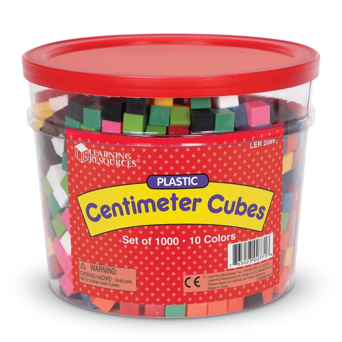 Learning Resources Centimetre Cubes (Set of 1000) - Supplies for Schools