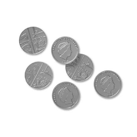 Learning Resources Play Money - Five Pence Pieces (Set of 100 ...