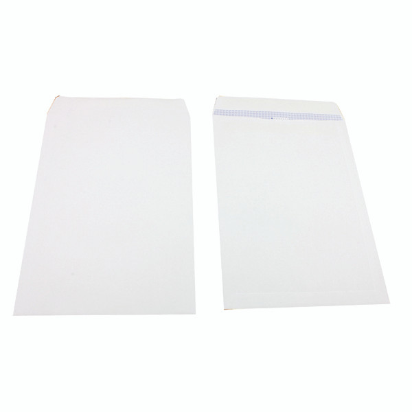 Q-Connect B4 Envelope 353x250mm Pocket Self Seal 100gsm White (Pack of ...