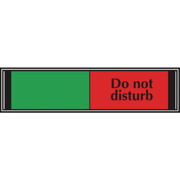Sliding Sign Do Not Disturb 225x52mm V6DB/DD - Supplies for Schools
