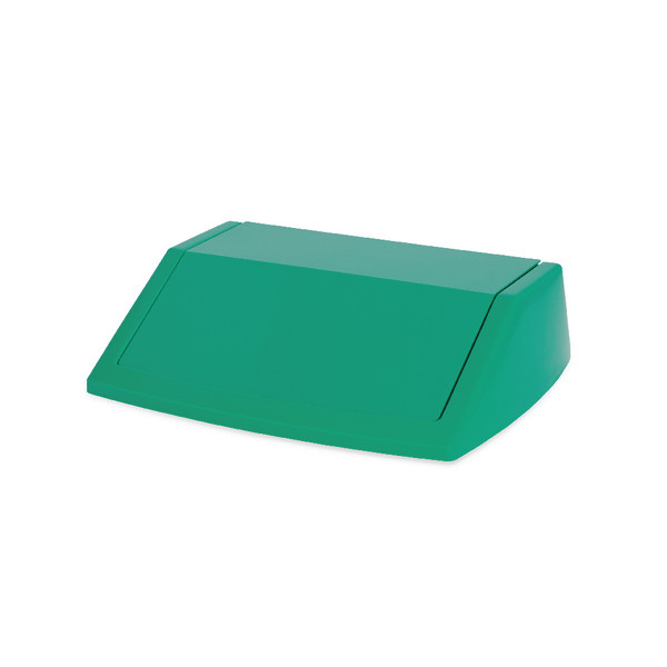 Addis 60 Litre Fliptop Bin Lid Green 512571 - Supplies for Schools