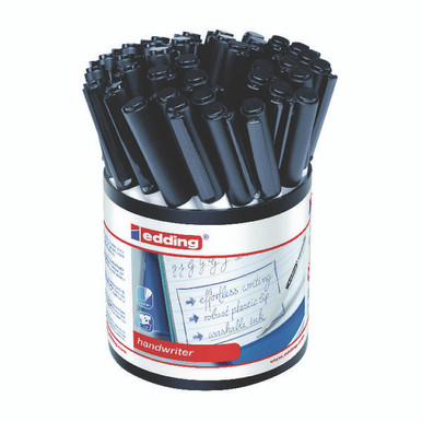 Edding Handwriter Pen Black (Pack of 42) 1408001 - Supplies for Schools