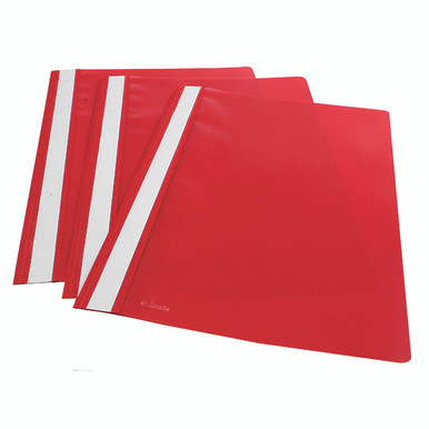 Esselte Report File Polypropylene A4 Red (Pack of 25) 28316 - Supplies ...
