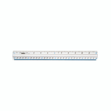 Helix Shatter Resistant Fingergrip Ruler 30cm (Pack of 10) L12080 ...