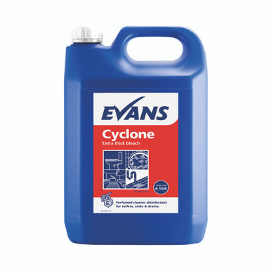 Evans Cyclone Extra Thick Bleach Perfumed 5L (Pack of 2) A154EEV2 ...