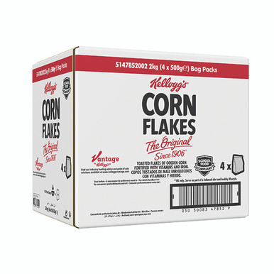 Kellogg's Cornflakes Bag 500g (Pack of 4) 5147852000 - Supplies for Schools