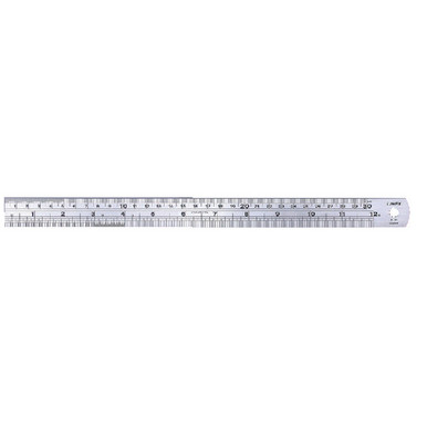 Linex Heavy Duty Ruler 30cm Stainless Steel LXESL30 - Supplies for Schools