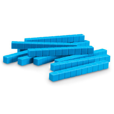 Learning Resources Grooved Plastic Base Ten Rods (Set of 50) - Supplies ...