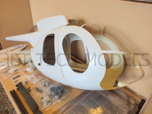 FUNKEY 700 size scale fuselage - Unpainted Version - JET TECH MODELS