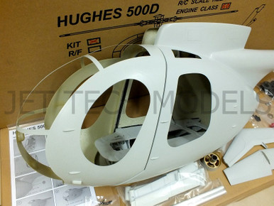 FUNKEY Scale fuselage HUGHES 500D .60 (700) size KIT (Unpainted Version ...