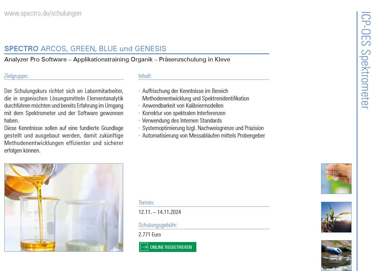 ICP Analyzer Pro Software - Applikationstraining Organik ...