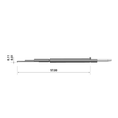 60mm 90Ã ° 2um Miniature Bore Talyseries Stylus Arm