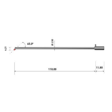137.35mm 2.0mm DIA BALL TALYMIN 5 STYLUS