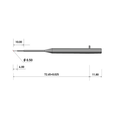 100mm 0.5mm Dia Ball 30mm Reach Talymin 5 Stylus