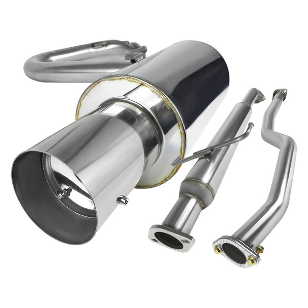 2005-2010 Scion tC T-304 Stainless Steel N1 Style Catback Exhaust ...
