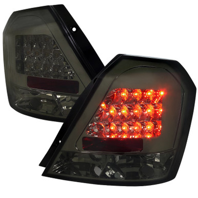 2004-2008 Chevrolet Aveo LED Tail Lights (Chrome Housing/Smoke Lens ...