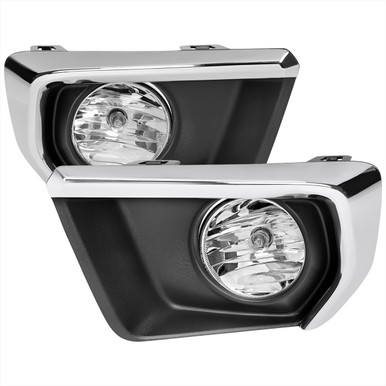 2021-2022 Chevrolet Colorado Fog Lights Kit (Chrome Housing/Clear Lens ...