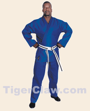 Blue Lightweight Karate Uniform - myKarateStore.com LLC