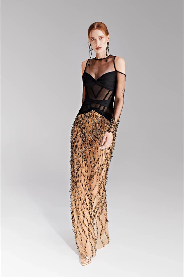 Tony Ward Spring 2024 Ready To Wear Look 33 - Vivaldi Boutique