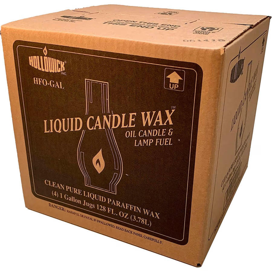 Hollowick Liquid Wax Lamp Fuel - Pack of (4) 1 Gallon Containers - D ...