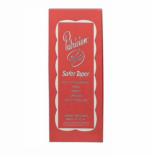Safer Self-Extinguish Hand-Dipped Taper Candle Wrapped Dripless and ...