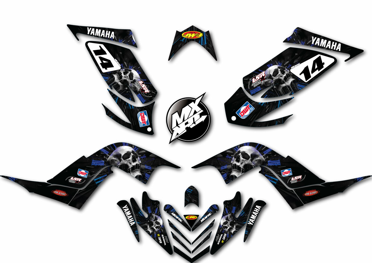 Yamaha ATV premium quality sticker kits :: free shipping :: Motoxart
