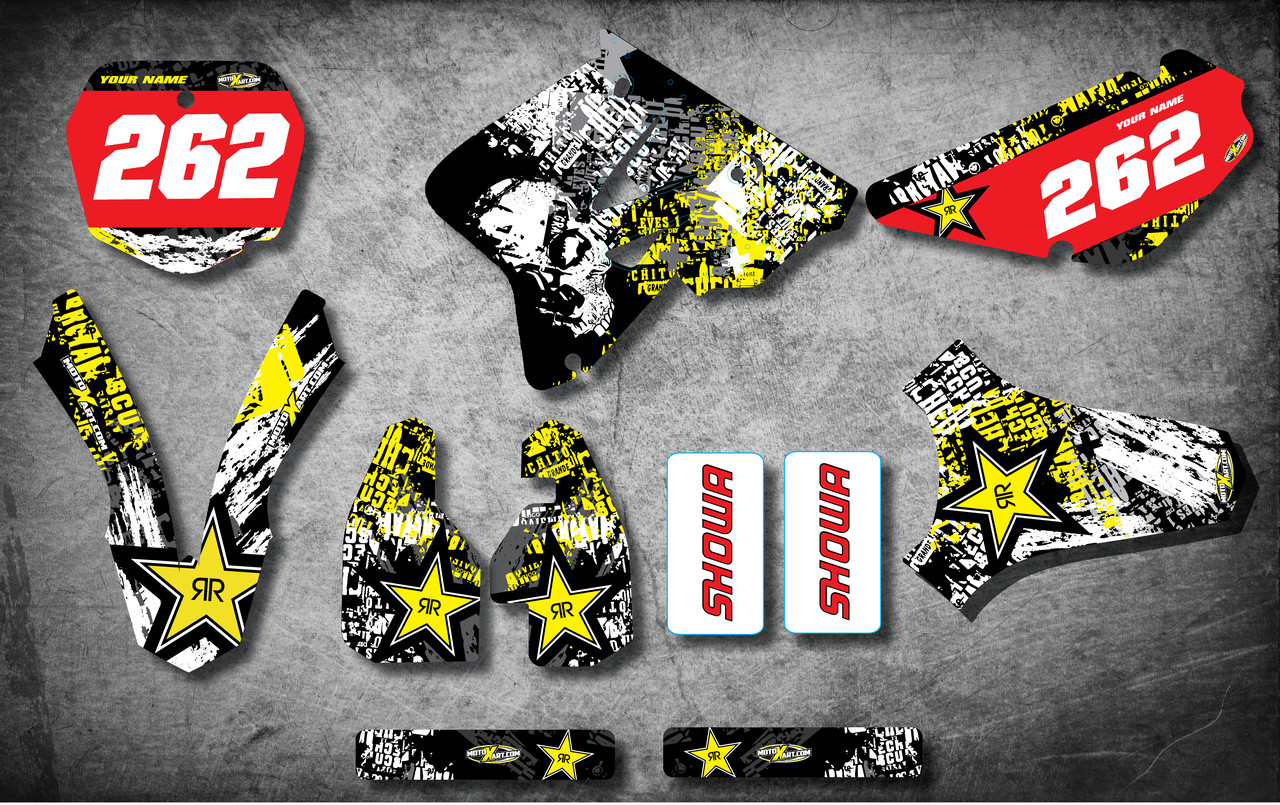 RM 85 GRAFFITI style full Sticker Kit - MotoXart