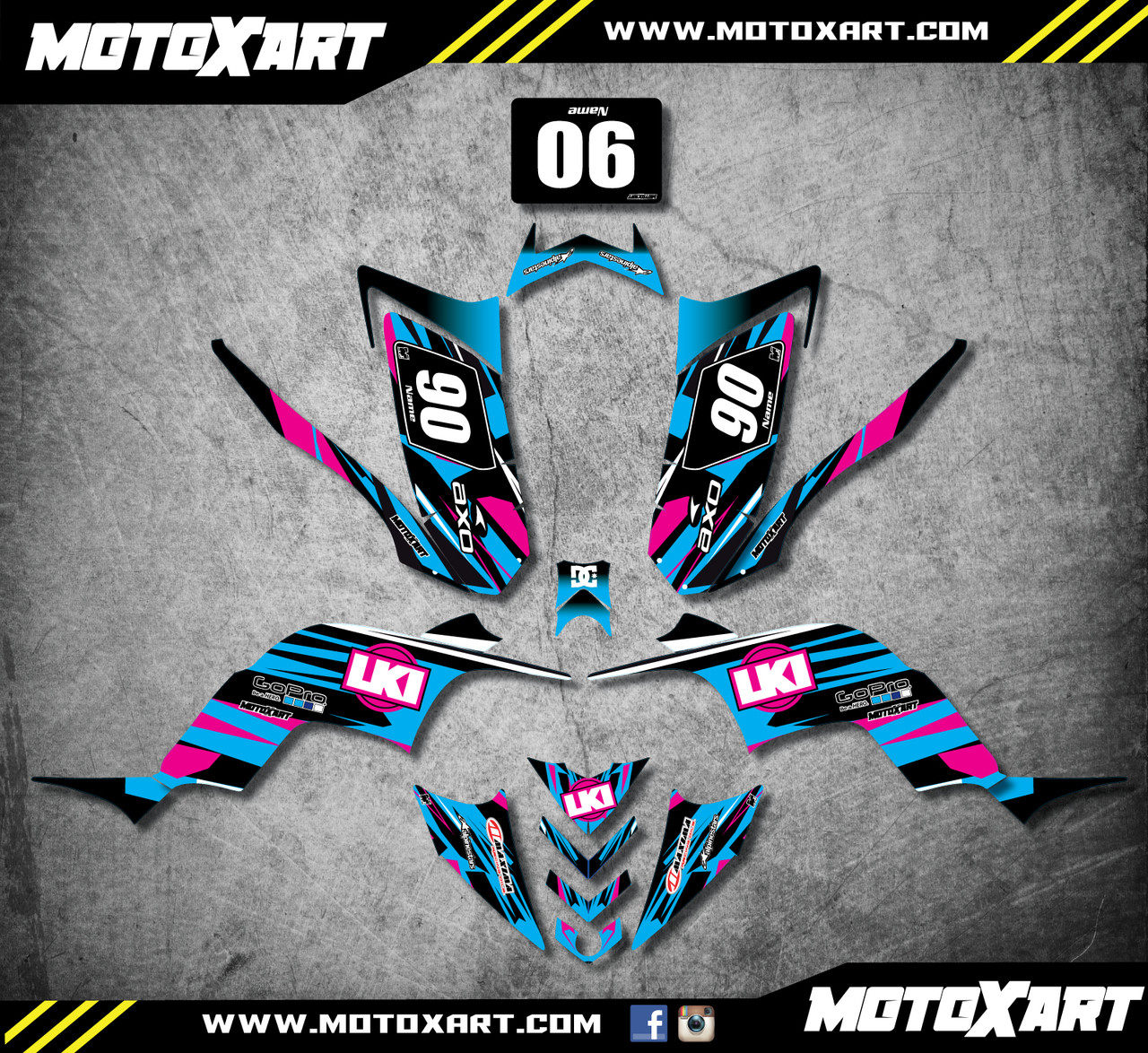 Custom quad ATV decals and stickers Australia