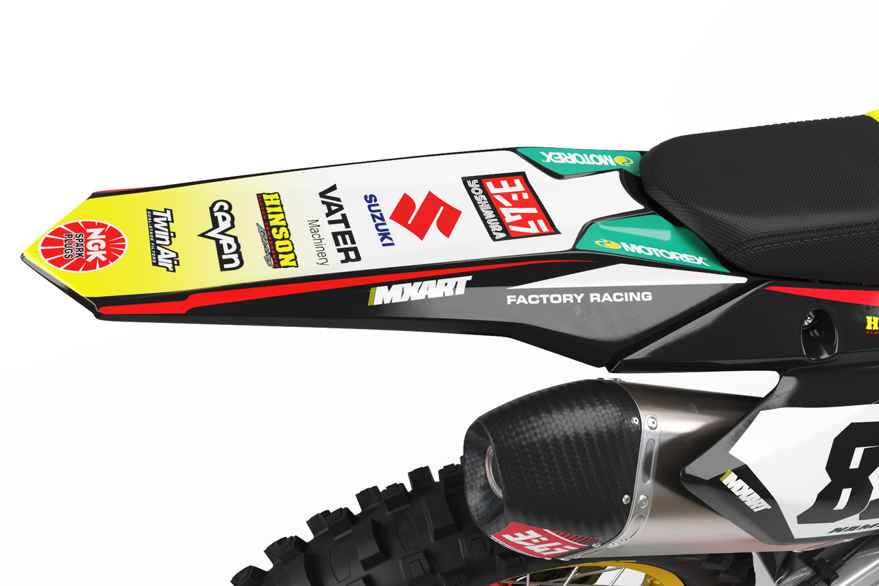 RM 85 FIRE style full Sticker Kit - MotoXart