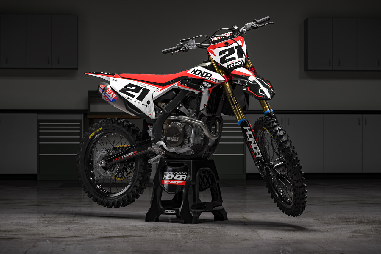 Honda CRF 70/80/100 Full Graphics Kit EXACT Style - MotoXart