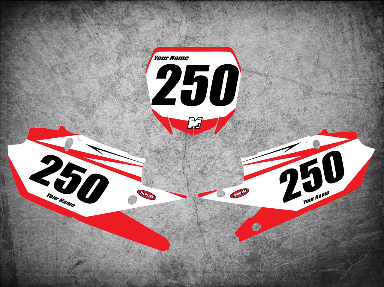 Premium YAMAHA number plate graphics Australia "RETRO" style pro grade ...