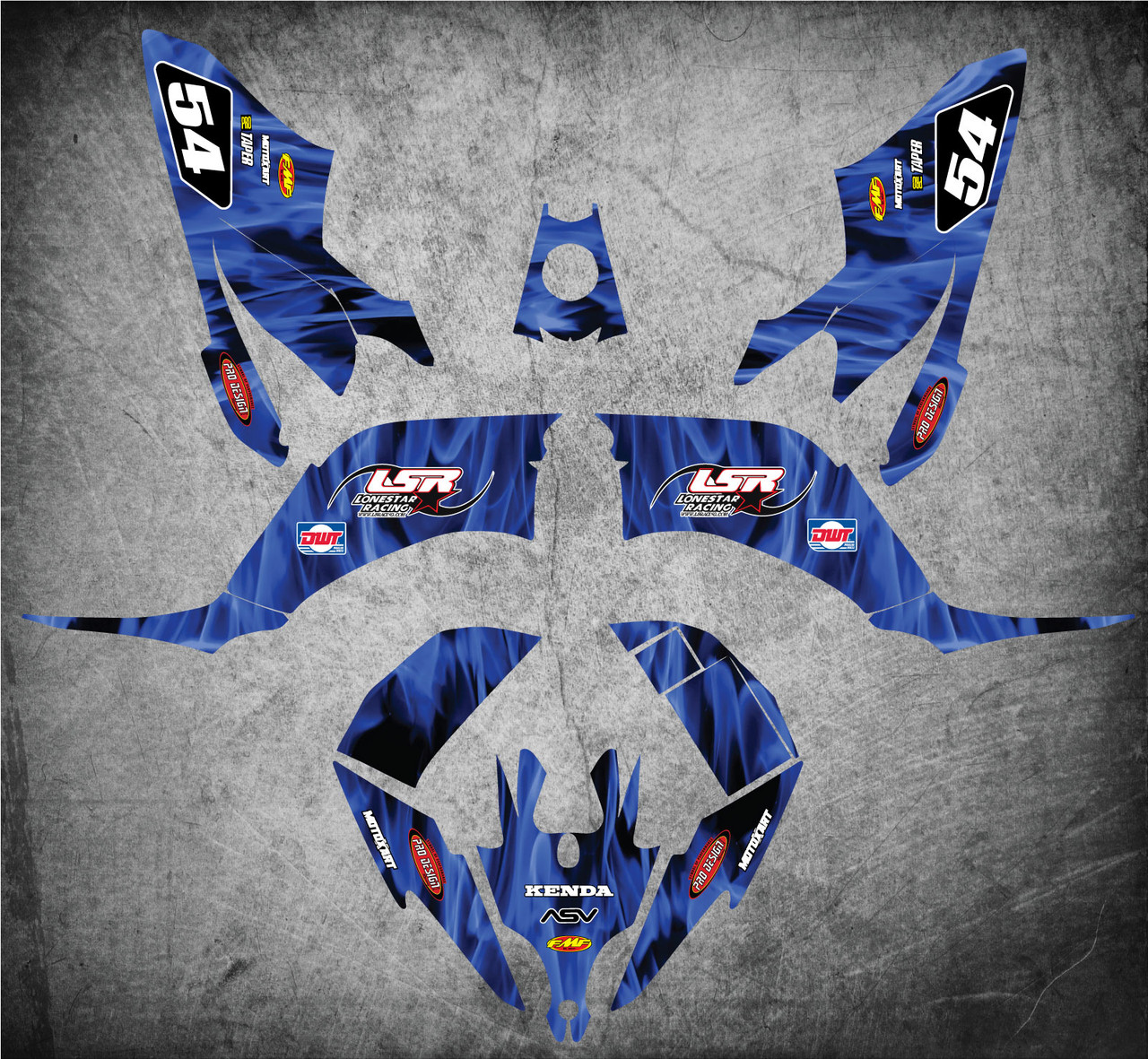 Yamaha ATV premium quality graphics kits, free shipping.