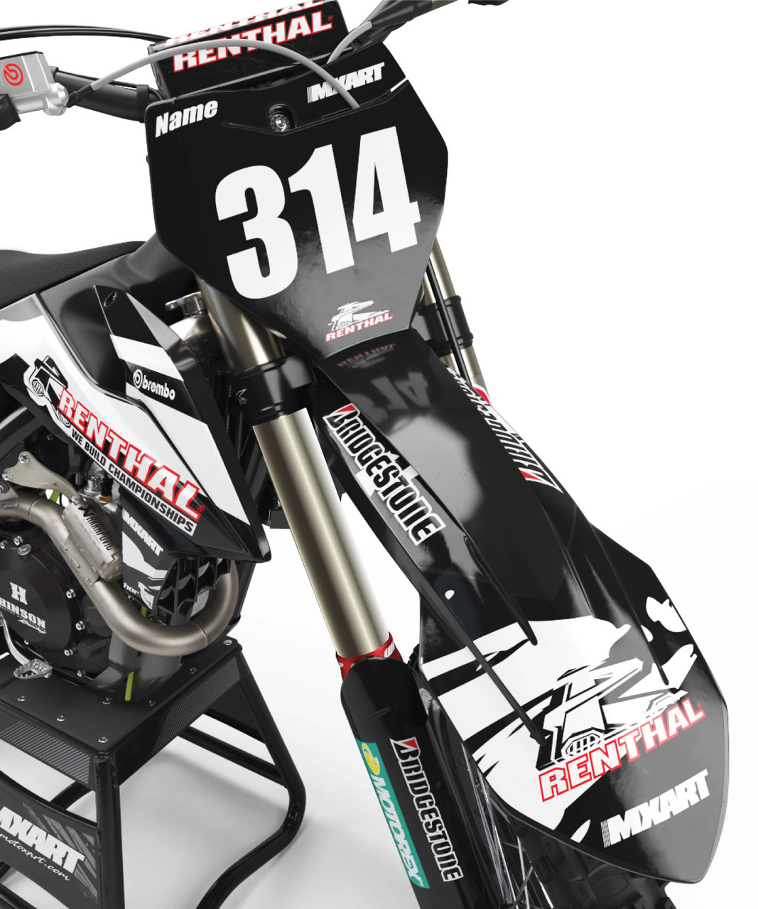 Premium quality KTM full bike decals "SAFARI" style quality KTM dirt ...