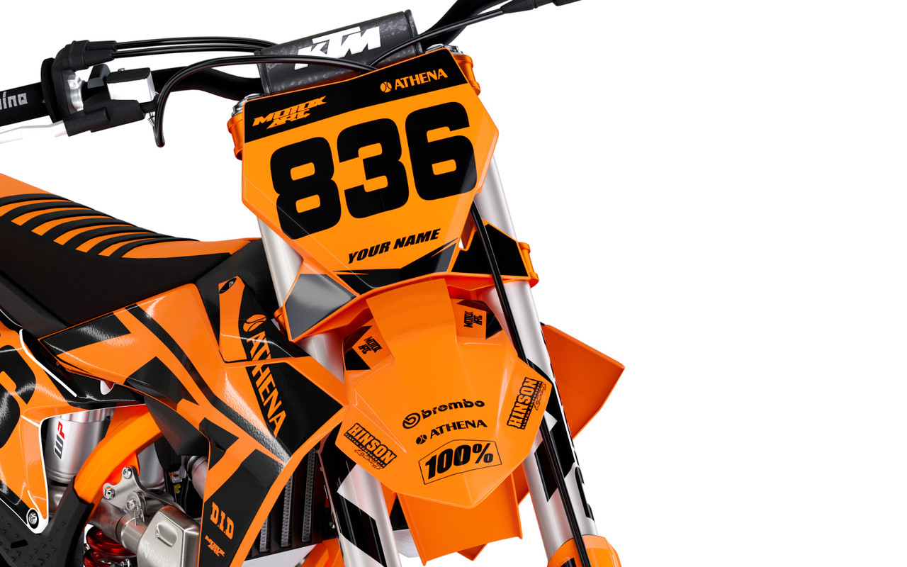 Premium quality KTM full bike decals "MATCH" style quality KTM dirt ...